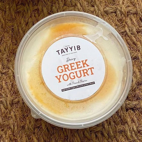 Greek Yogurt (Peach) 220g – Tayyib Store