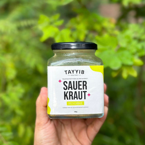 Sauerkraut Green Cabbage 180g – Tayyib Store